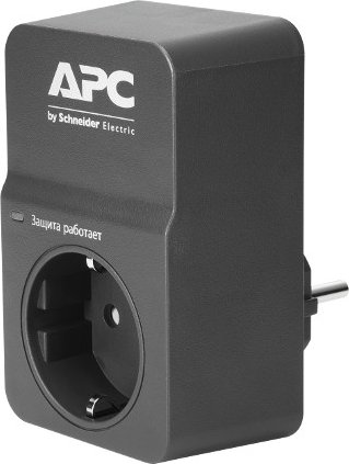 Сетевой фильтр APC Essential SurgeArrest 1 outlet Black PM1WB-RS купить | ELMIR - цена, отзывы ...