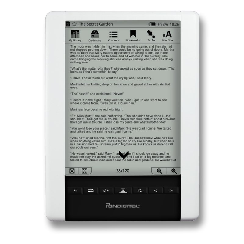 Электронная книга Pandigital Novel E-Reader 2Gb (PRD06E20WWH8) Touch Wi ...