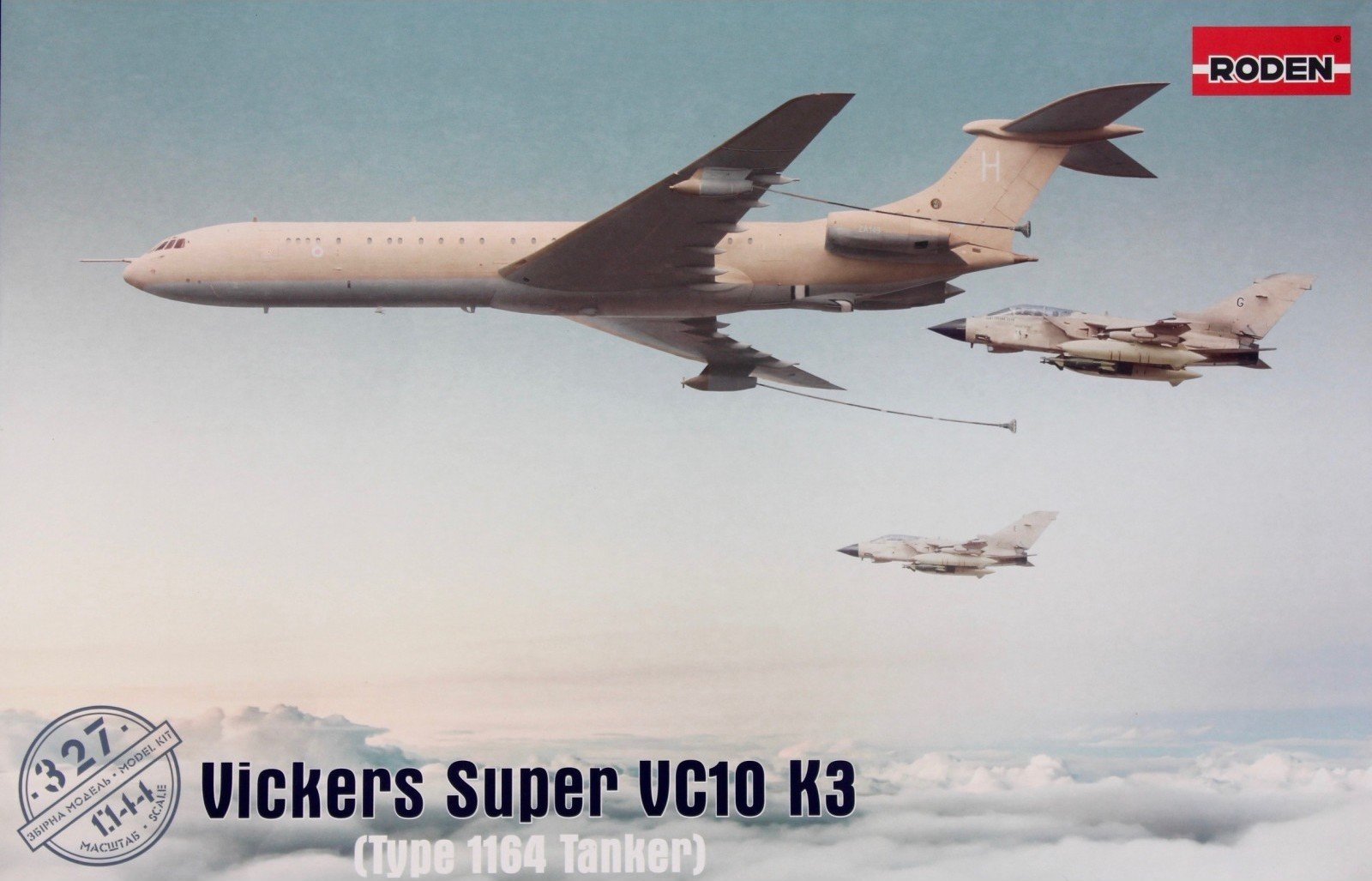 Модель Roden Лайнер Vickers VC10 K3 "Super Type 1164 tanker" (RN327 ...