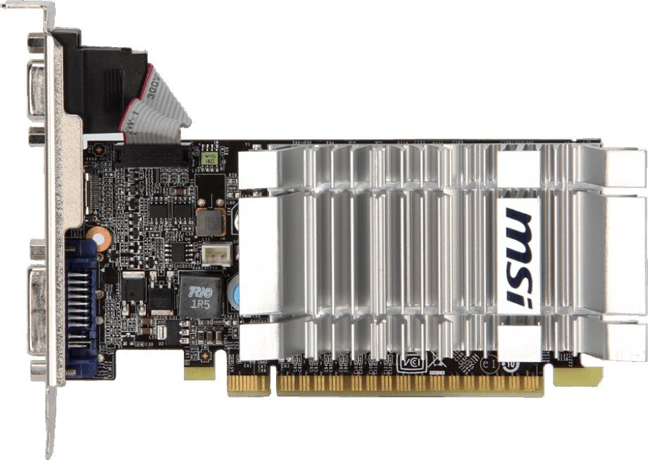 Видеокарта MSI PCI-E GeForce 8400GS 1GB DDR3 (N8400GS-MD1GD3H/LP) - купить в Харькове, Киеве ...