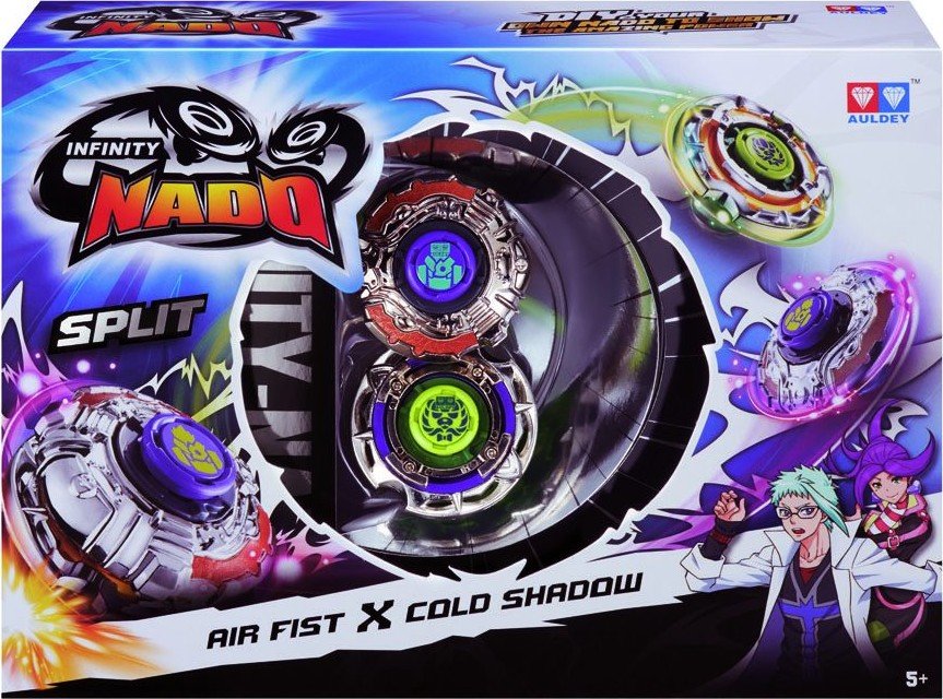 Волчок Auldey BeyBlade Infinity Nado Split Air Fist и Cold Shadow ...