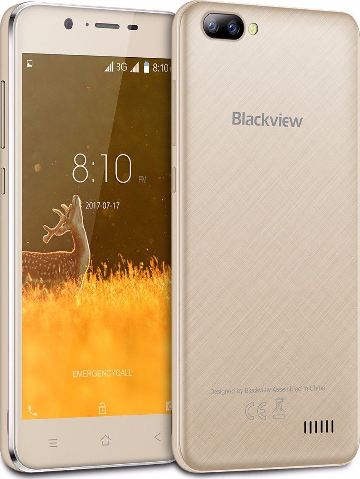 Мобильный телефон Blackview A7 1/8GB Gold купить | ELMIR - цена, отзывы ...