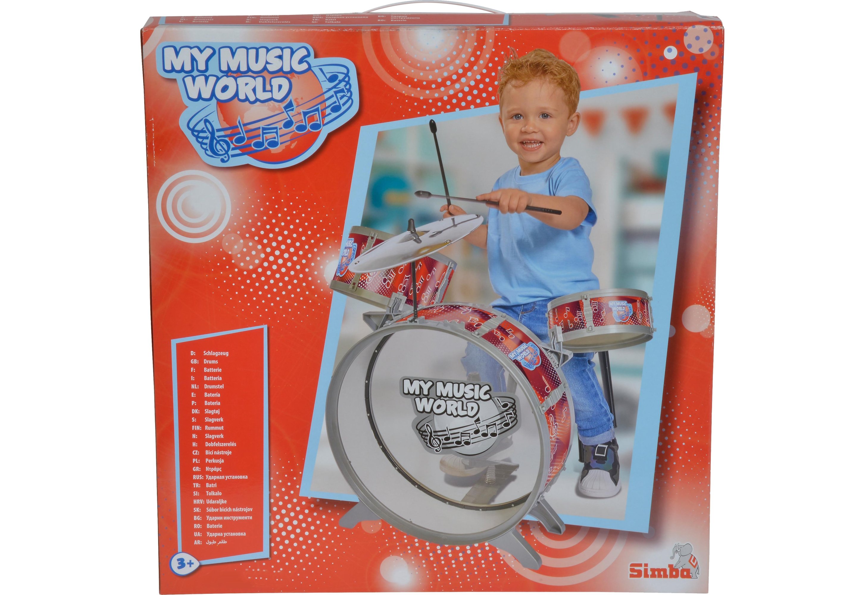 Игрушка музыкальная Simba My Music World Барабанная установка со ...