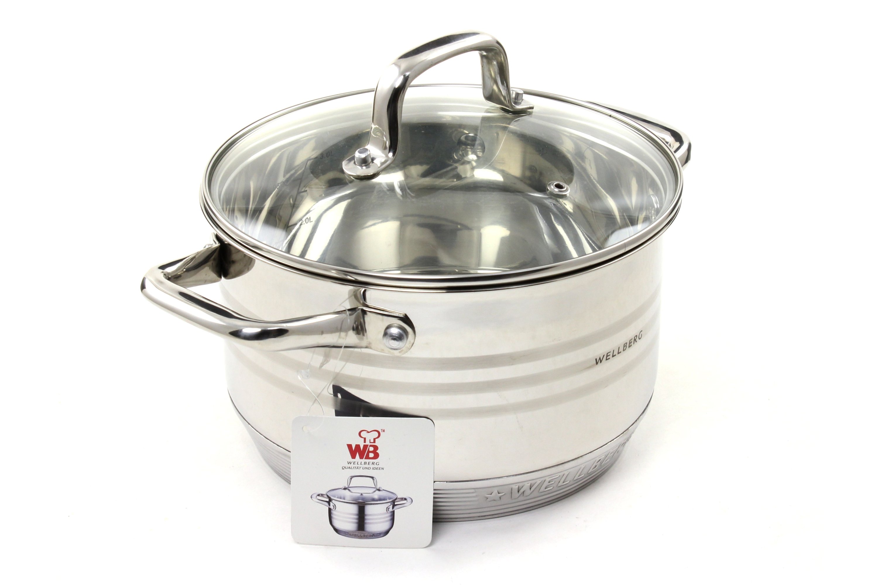 Кастрюля WellBerg WB-1149 купить | ELMIR - цена, отзывы, характеристики