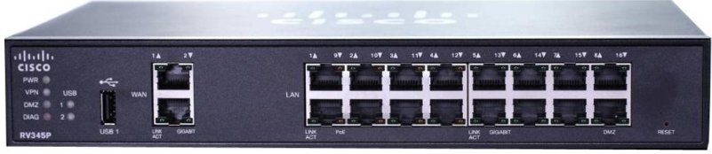 Роутер Cisco RV345P (RV345P-K9-G5) купить | ELMIR - цена, отзывы ...
