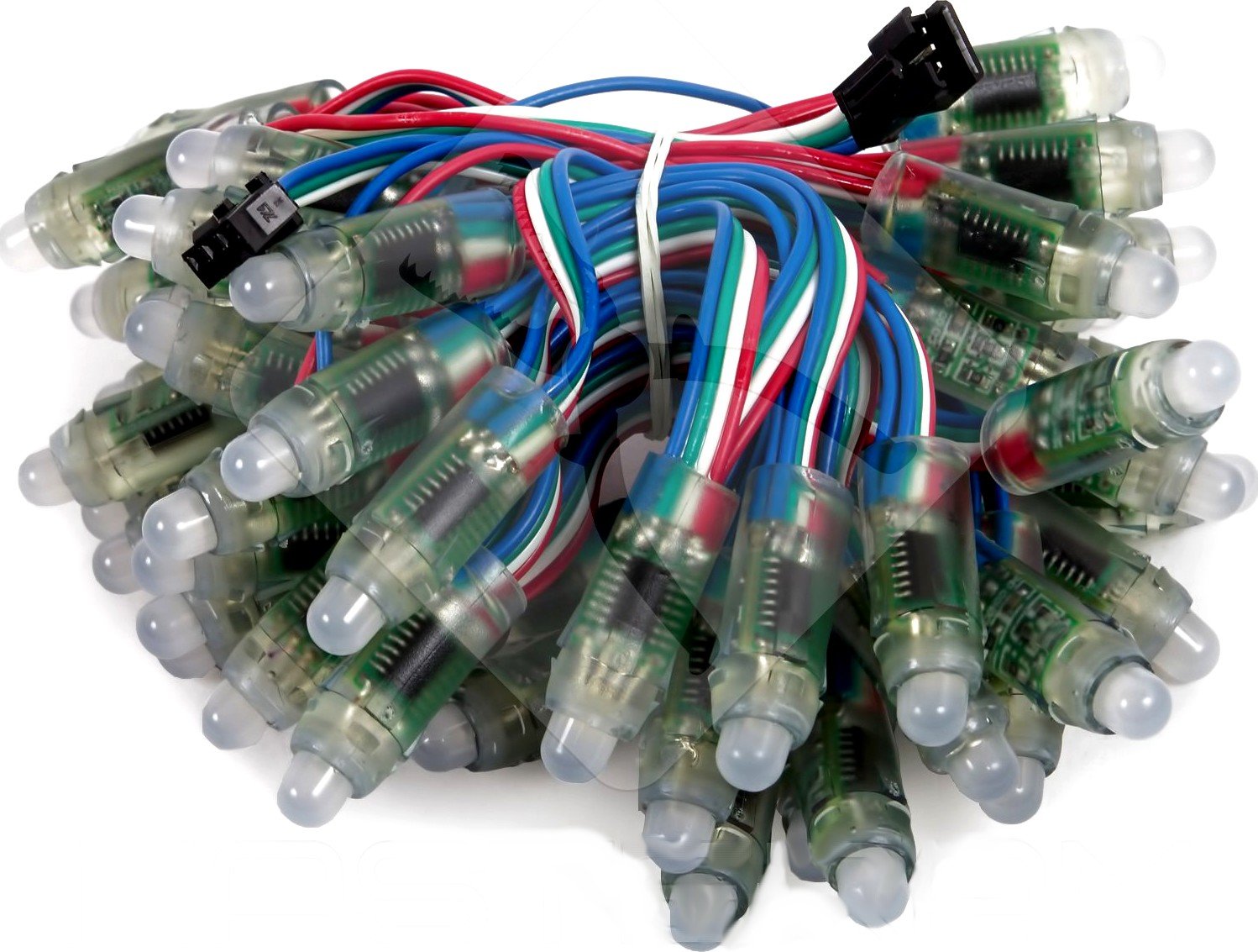 Светодиодный пиксель Мастерам WS2801 5V 12 мм IP68 50 шт. (859373 ...