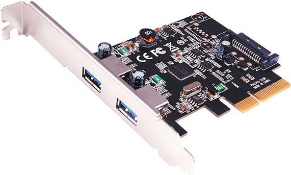 Плата расширения PCI-E STLab USB3.2 Gen2 Type A U-1640 (2 порта) купить ...