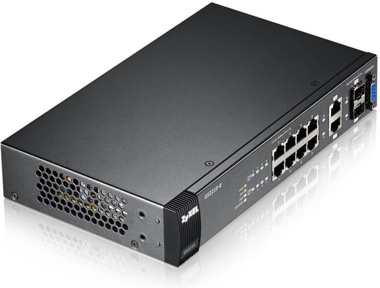 Коммутатор ZYXEL GS2210-8 (GS2210-8-EU0101F) купить | ELMIR - цена ...