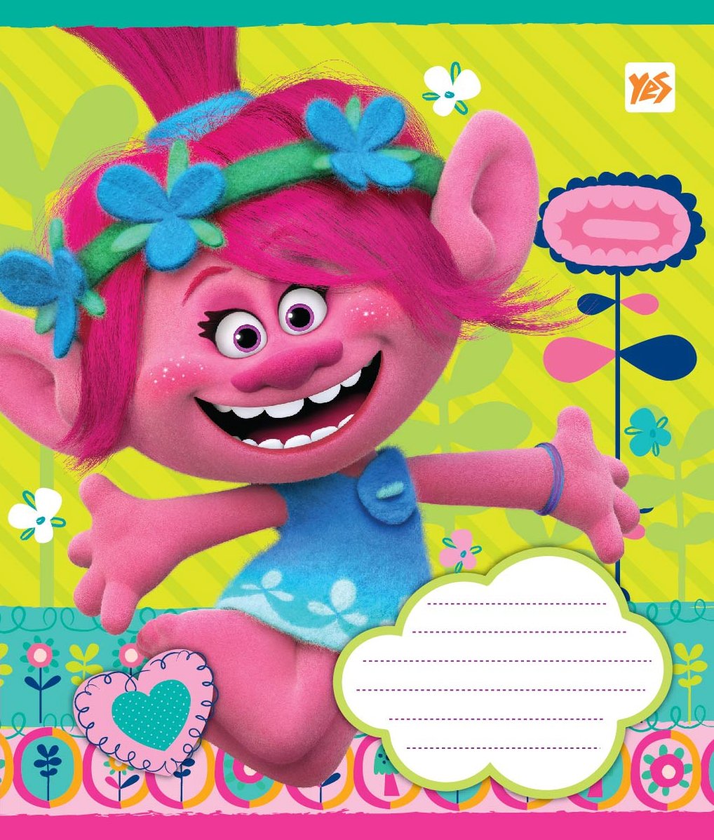 Тетрадь в косую линейку YES 12л. Trolls Pinky (761448) купить | ELMIR ...