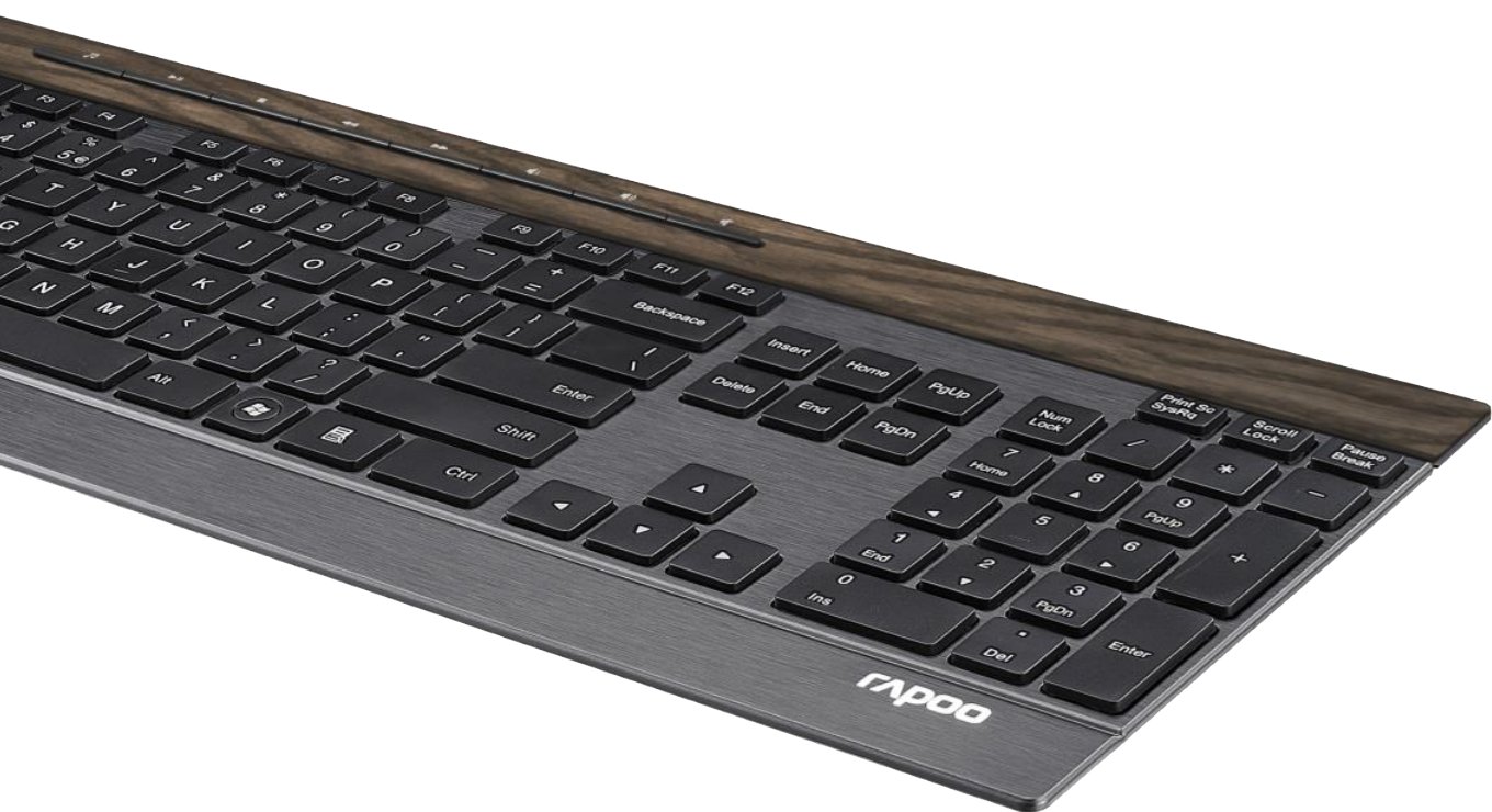 Клавиатура Rapoo E9260 Wireless Multi-Mode Black купить | Elmir - цена, отзывы, характеристики