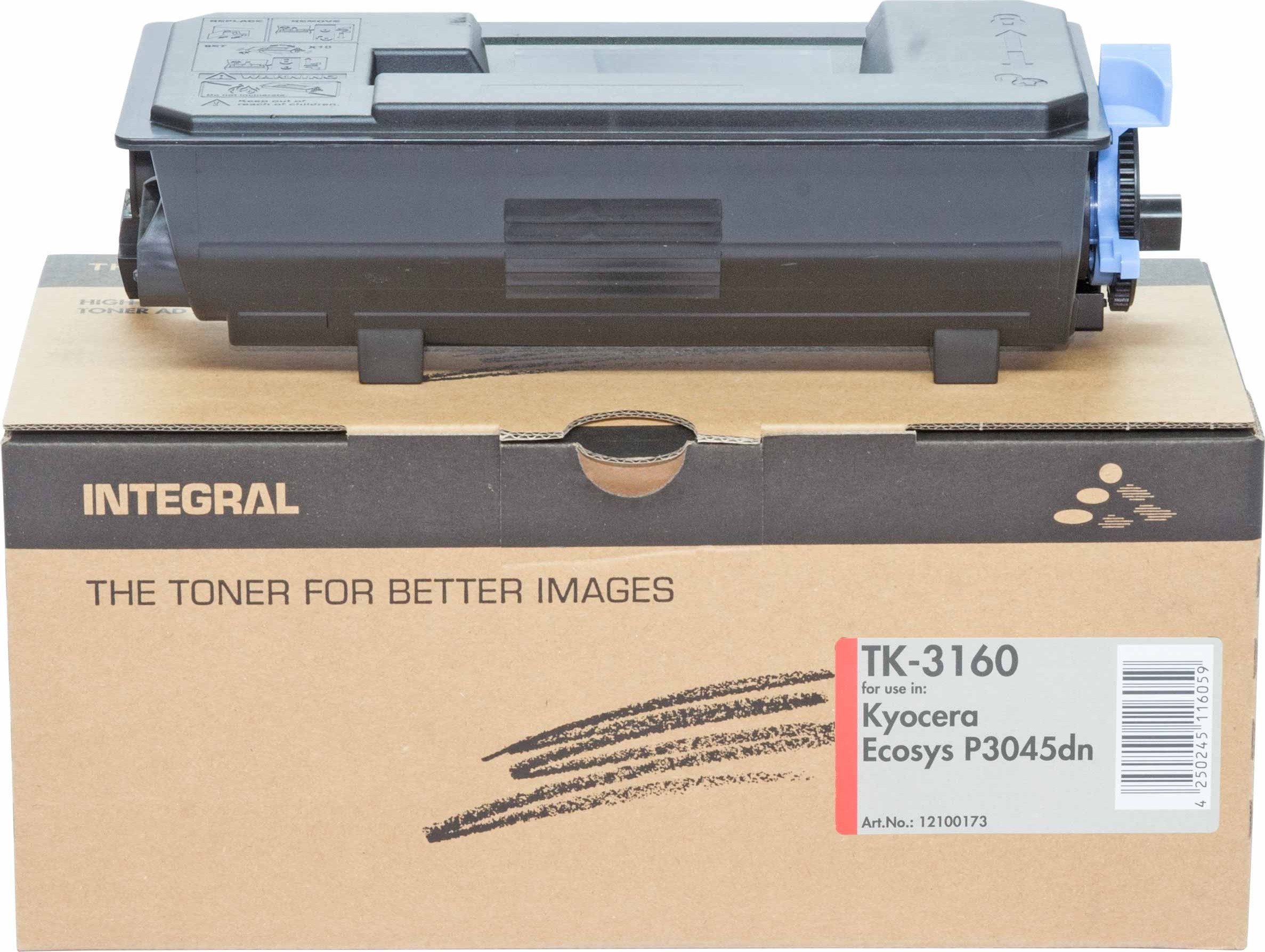 Тонер-картридж Integral Kyocera Mita TK-3160 Black (12100173) купить ...