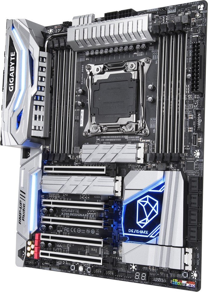 Материнская плата GigaByte X299 Designare EX s-2066 X299 купить | Elmir ...