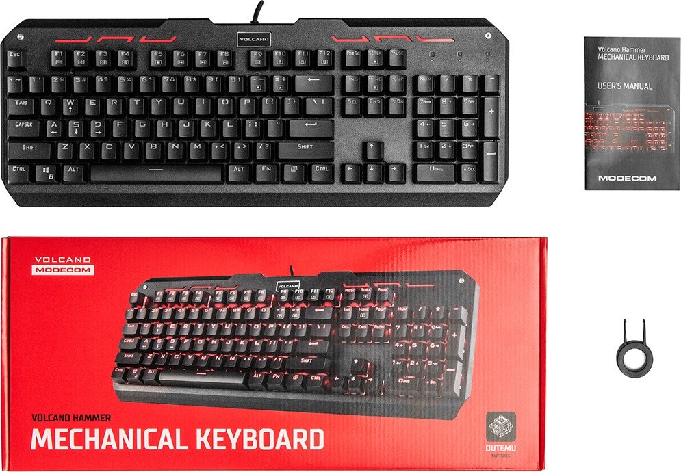 Клавиатура Modecom Volcano Hammer RU Outemu Blue Switch (K-MC-HAMMER-U ...
