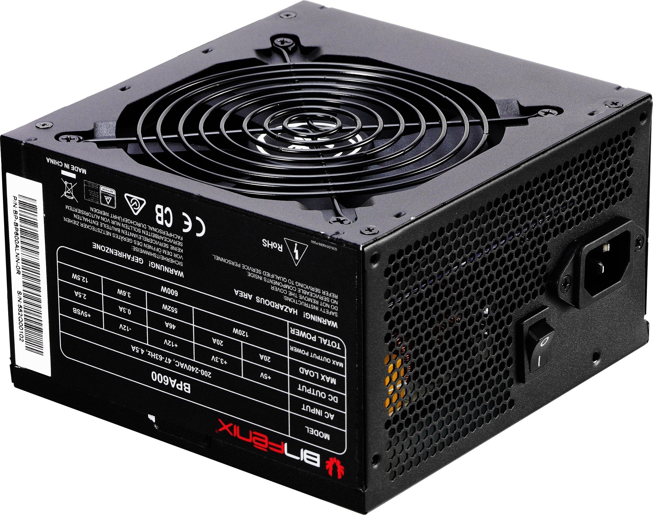Блок питания 500W BitFenix BPA500 (BP-BP500ALNN-9R) купить | Elmir ...