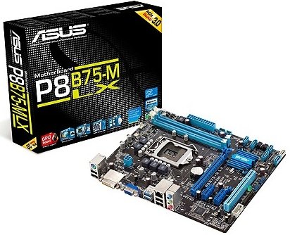 Материнская плата Asus P8B75-M LX/SI s-1155 B75 купить | Elmir - цена ...