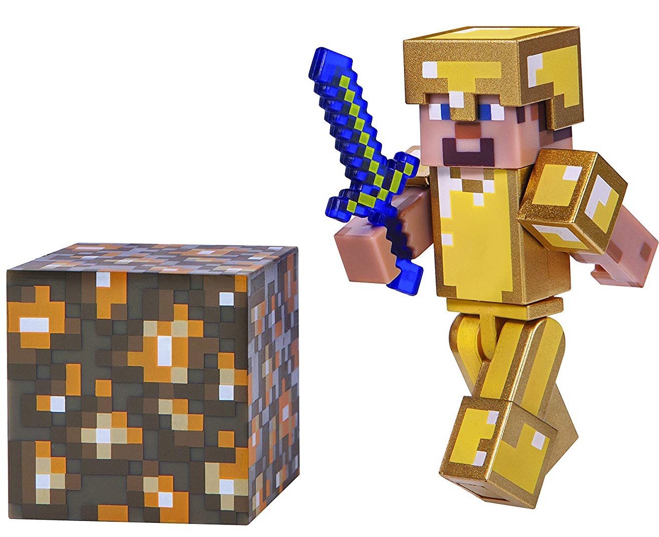 Фигурка Jazwares Minecraft Steve in Gold Armor серия 3 (16488M) купить ...