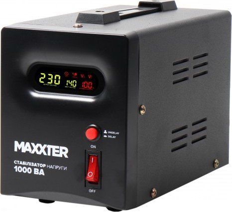Стабилизатор напряжения Maxxter MX-AVR-S1000-01 купить | ELMIR - цена, отзывы, характеристики