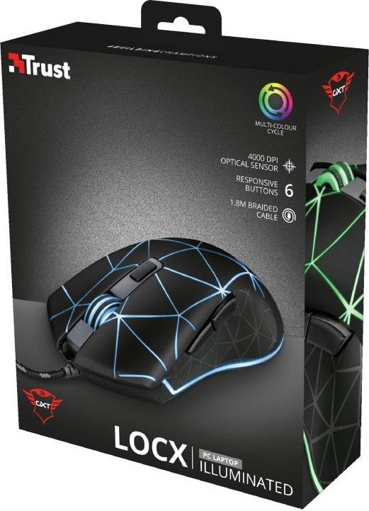 Мышь Trust GXT 133 Locx Gaming Mouse (22988) купить | ELMIR - цена ...