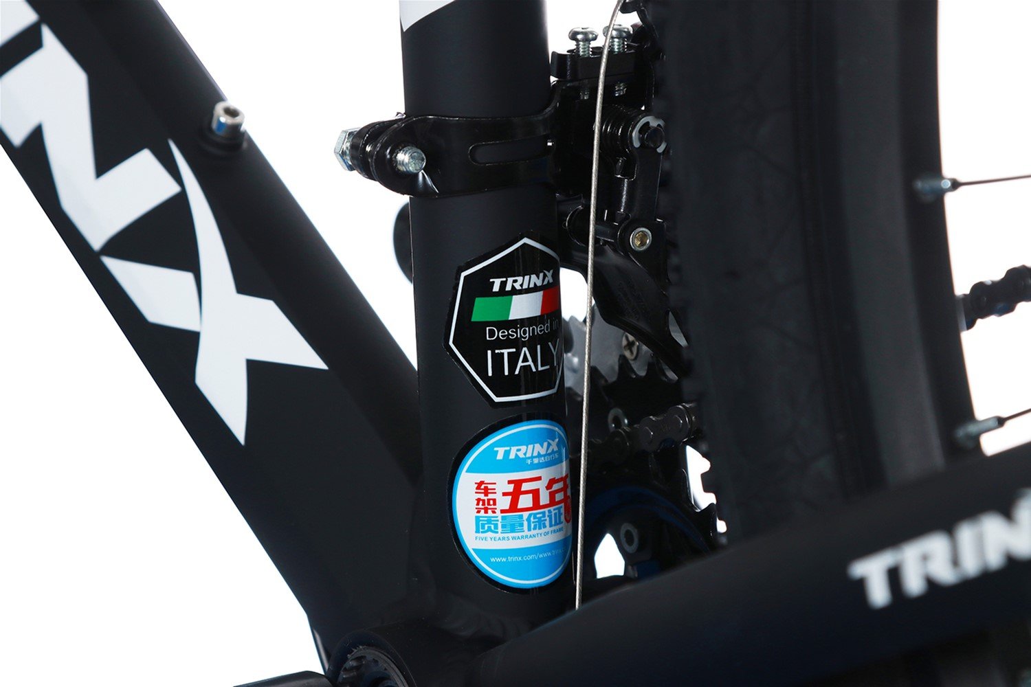 Велосипед Trinx M134 Majestic Matt Black/Red/White 24" рама - 12.5 ...