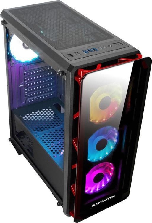Корпус Xigmatek Astro б/БП Metal Red RGB (EN42418) купить | Elmir ...