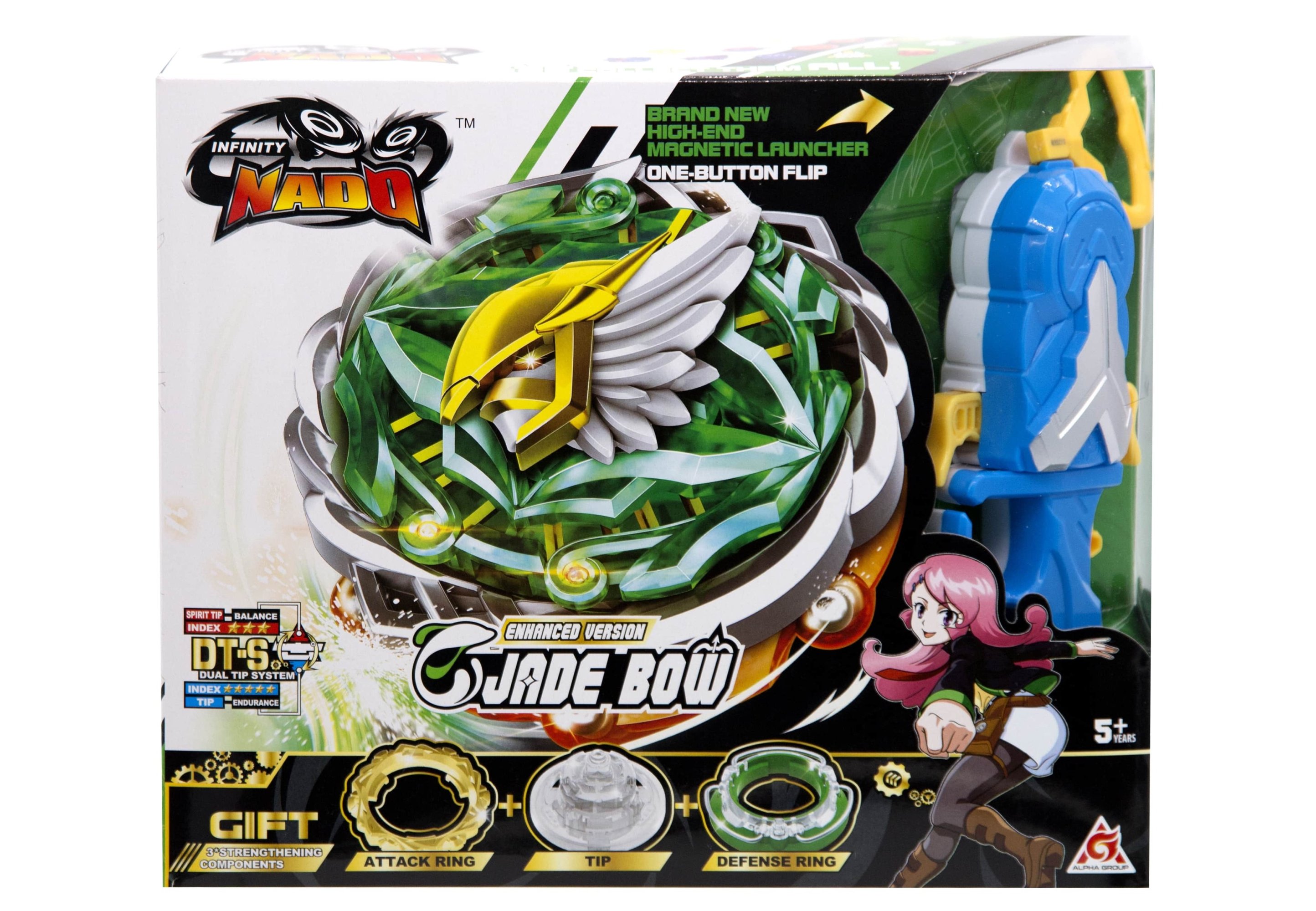 Волчок Auldey Infinity Nado V Advanced Jade Bow (YW634403) купить | ELMIR - цена, отзывы ...