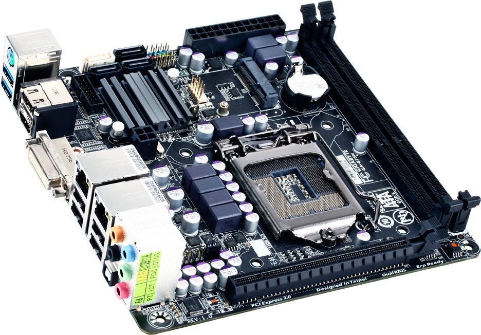 Материнская плата s-1155 B75 GigaByte GA-B75N mini-ITX купить | Elmir ...