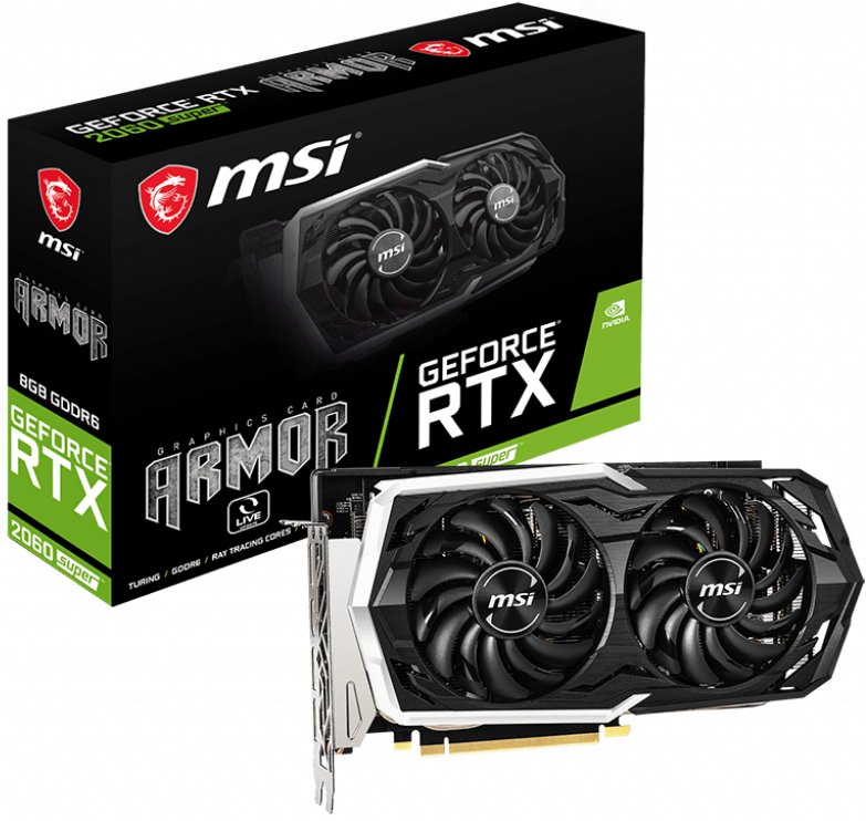Видеокарта MSI PCI-E GeForce RTX2060 Super 8GB DDR6 (RTX 2060 SUPER ...