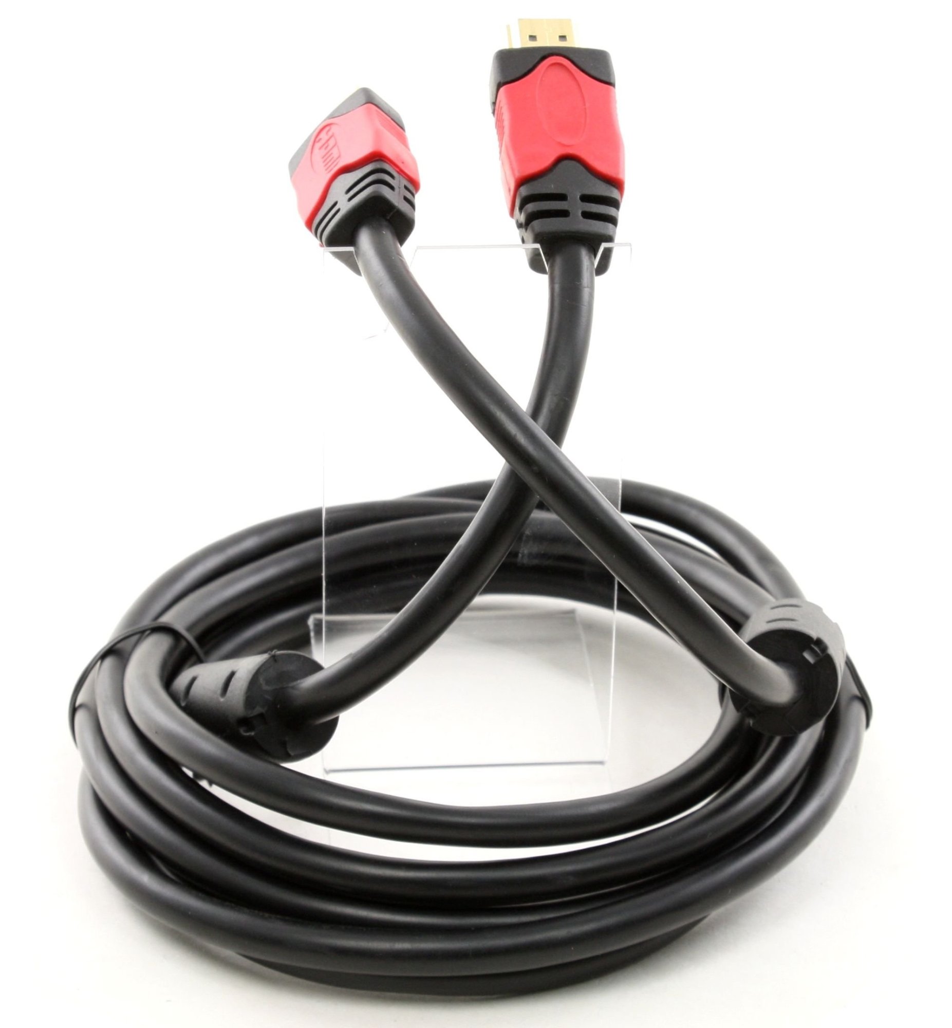 Кабель HDMI -> HDMI v1.4 ATcom plastic HEAD (180-180) 3 м, (черно ...