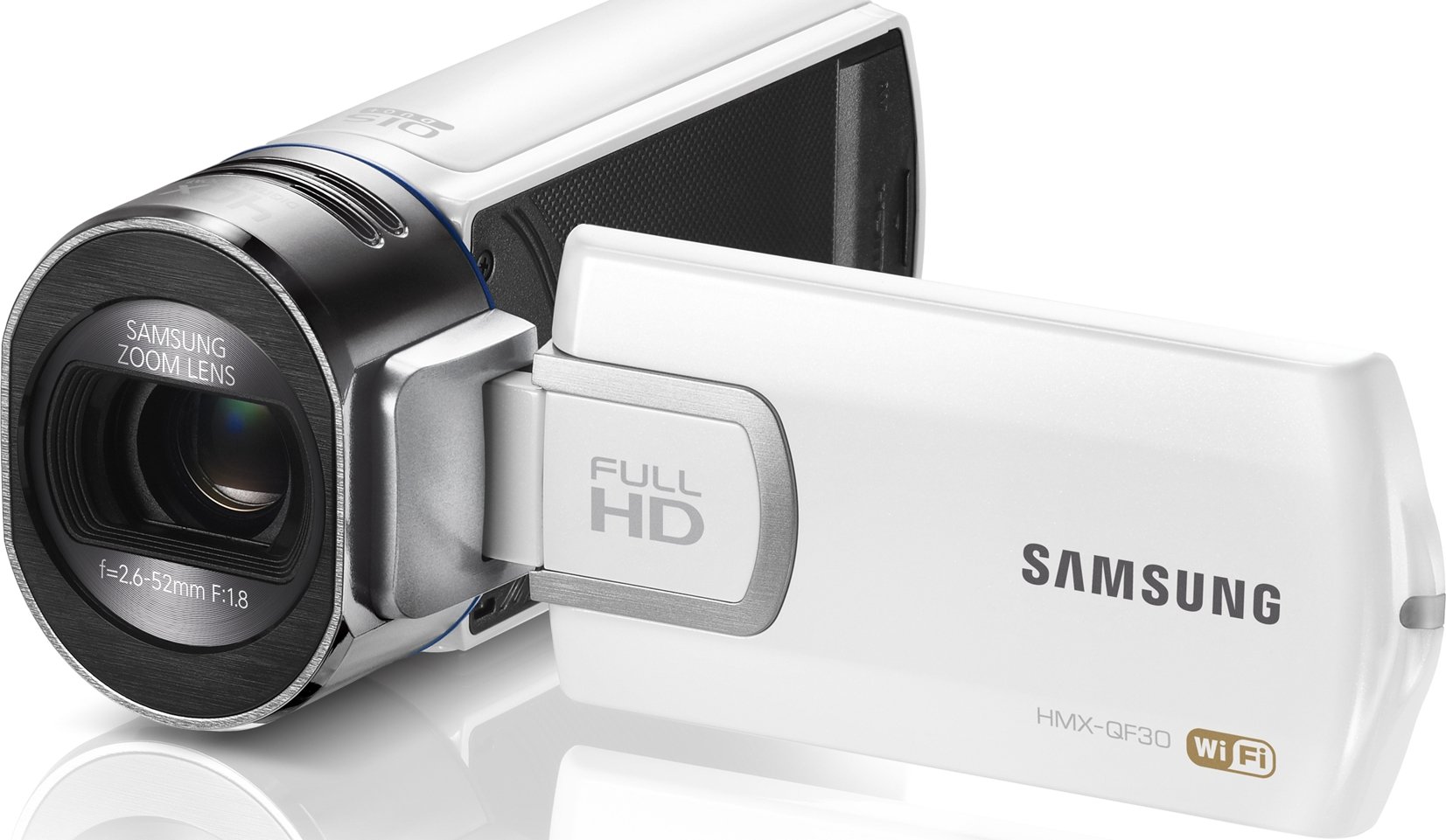 Цифровая видеокамера Samsung HMX-QF30 White купить | ELMIR - цена ...