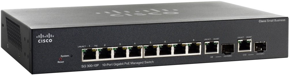 Комутатор Cisco SG300-10P (SRW2008P-K9-EU) купити | ELMIR - ціна ...