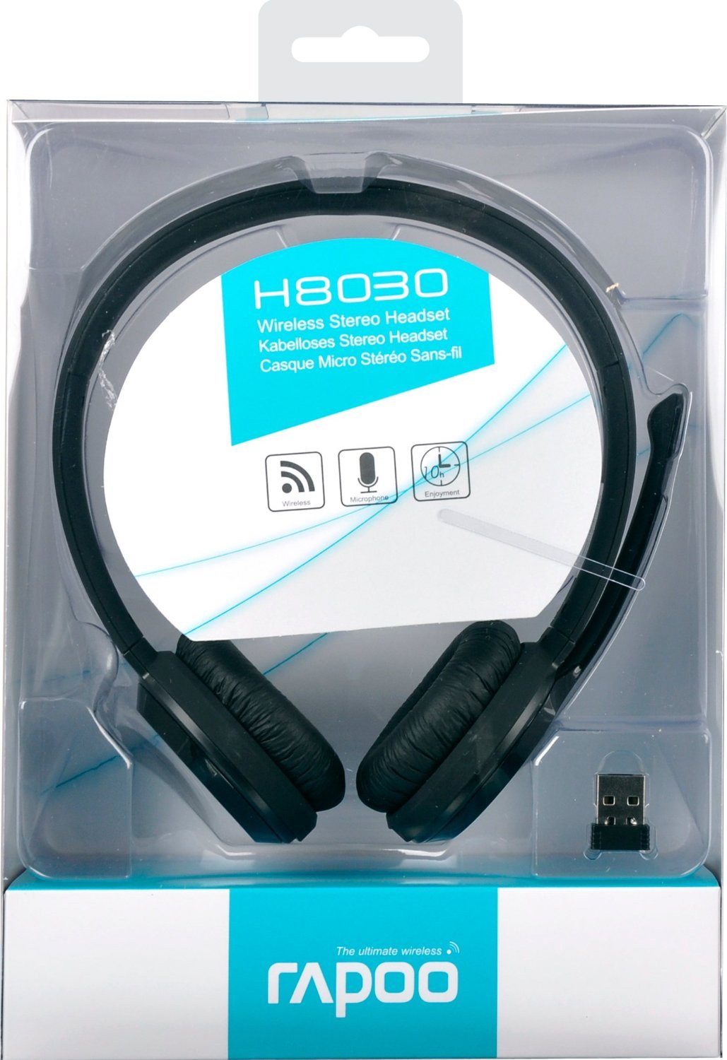 Наушники Rapoo H8030 Wireless Black купить | ELMIR - цена, отзывы ...