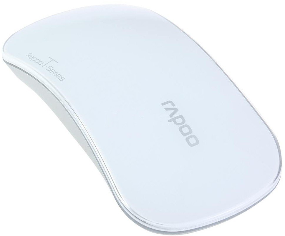 Мышь Rapoo T6 Touch Wireless White купить | ELMIR - цена, отзывы, характеристики