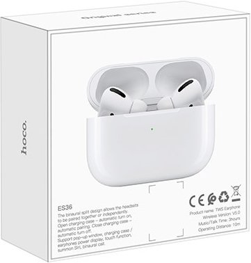 Наушники Hoco ES36 White (6931474722973) купить | ELMIR - цена, отзывы ...