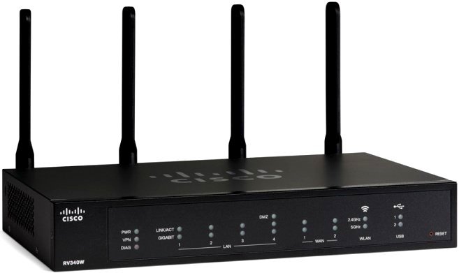Роутер Cisco RV340W (RV340W-E-K9-G5) купить | ELMIR - цена, отзывы ...
