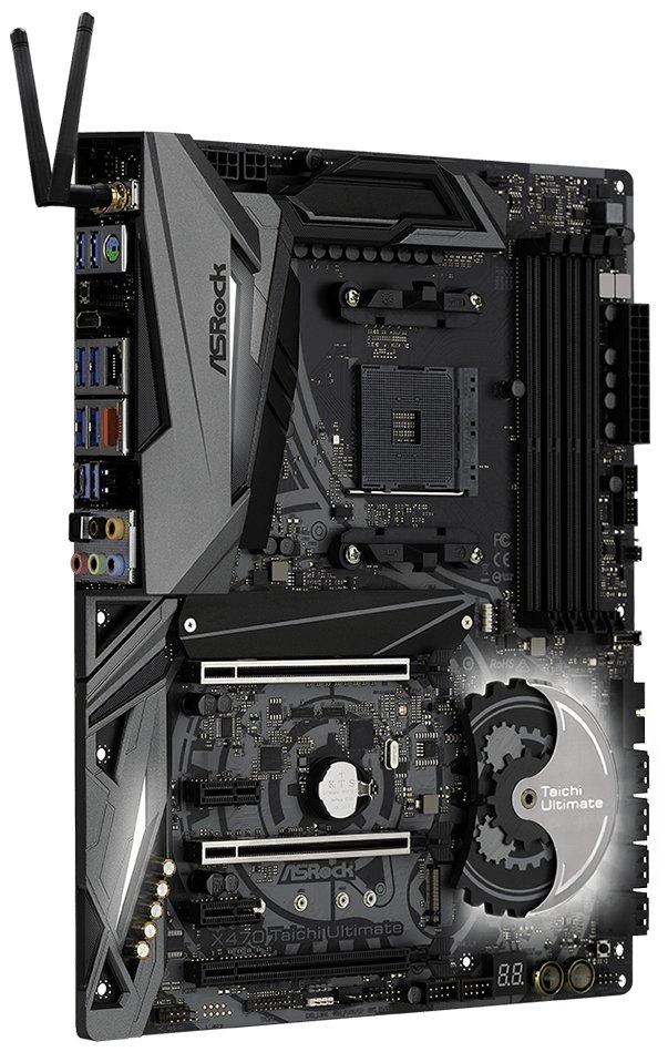 Материнская плата ASRock X470 Taichi Ultimate s-AM4 X470 купить | Elmir ...