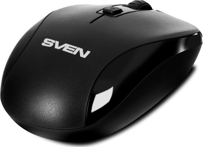 Мышь Sven RX-255W Black USB купить | ELMIR - цена, отзывы, характеристики