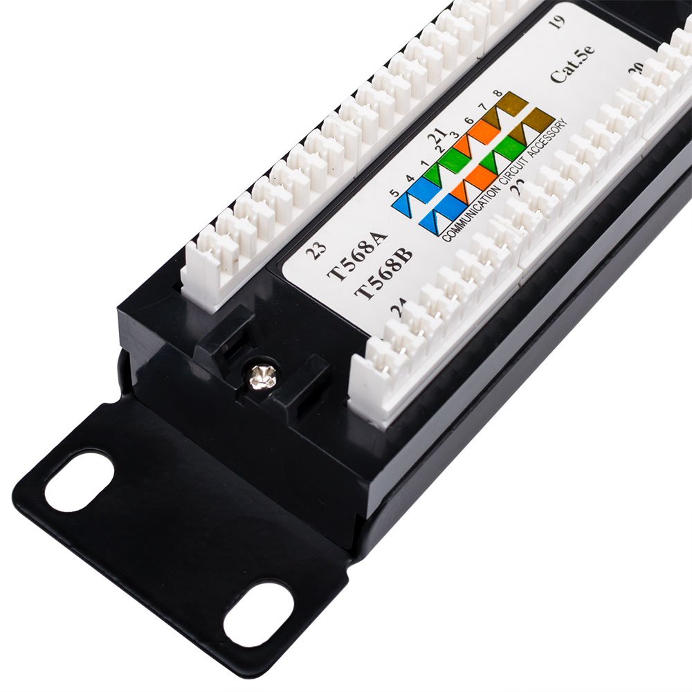 Патч панель 19 1u 24xrj45 Utp 5e Atcom P5124 купить Elmir цена