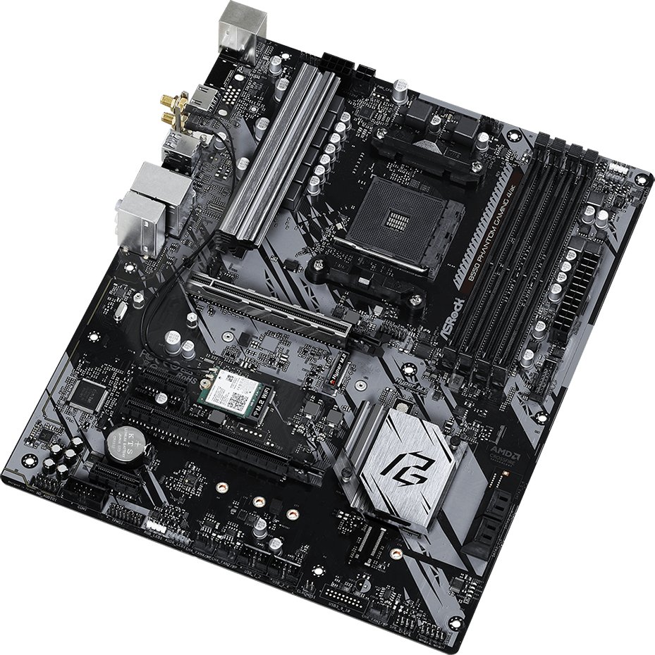 Материнская плата ASRock B550 Phantom Gaming 4/ac s-AM4 B550 купить ...