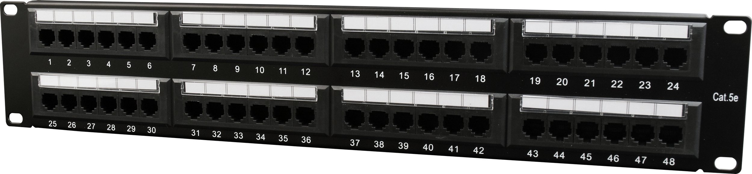 Патч-панель 19" 2U 48xRJ45 UTP 5e Cablexpert (NPP-C548CM-001) купить | ELMIR - цена, отзывы ...