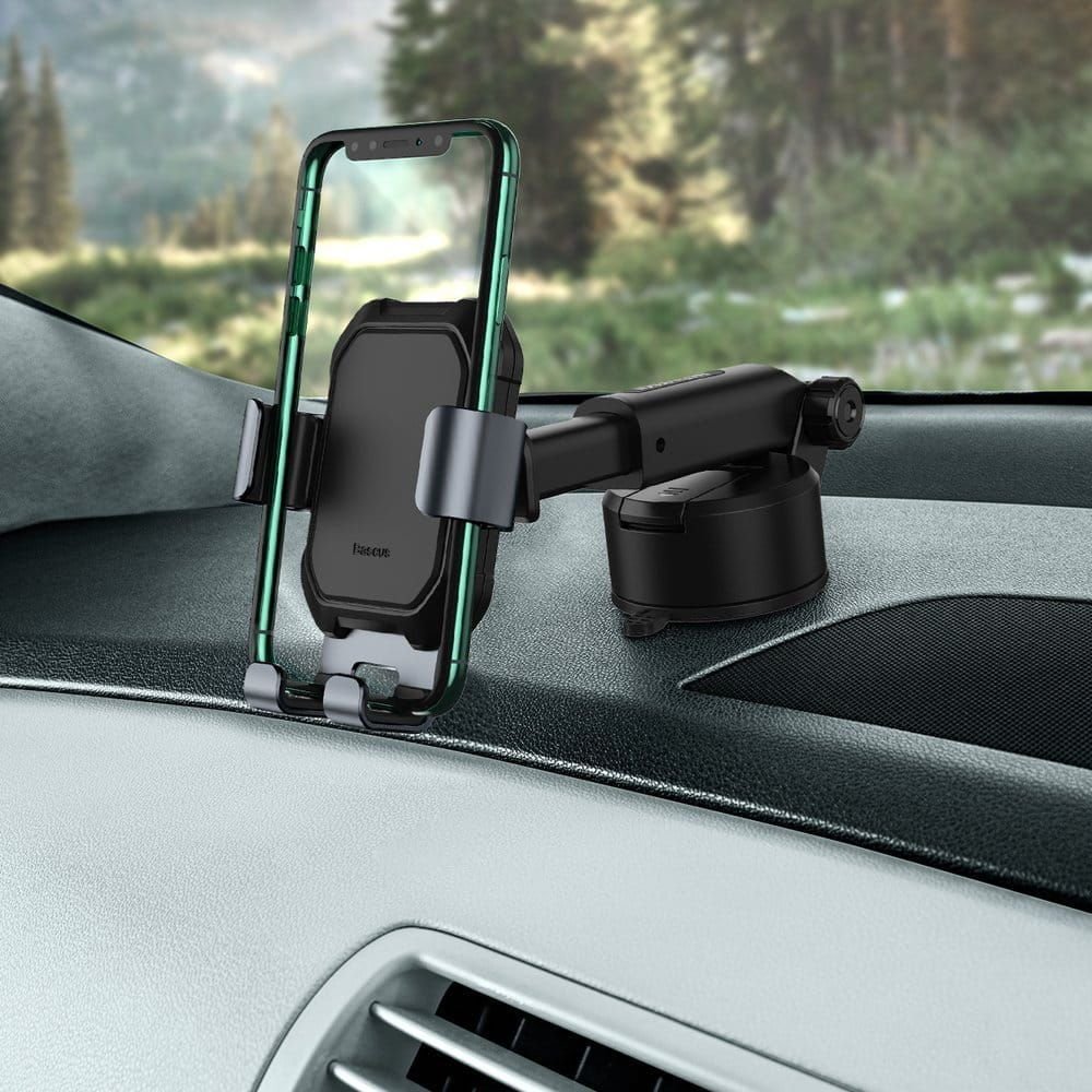 Автодержатель Baseus Tank Gravity Car Mount Holder Tarnish/Black (SUYL ...