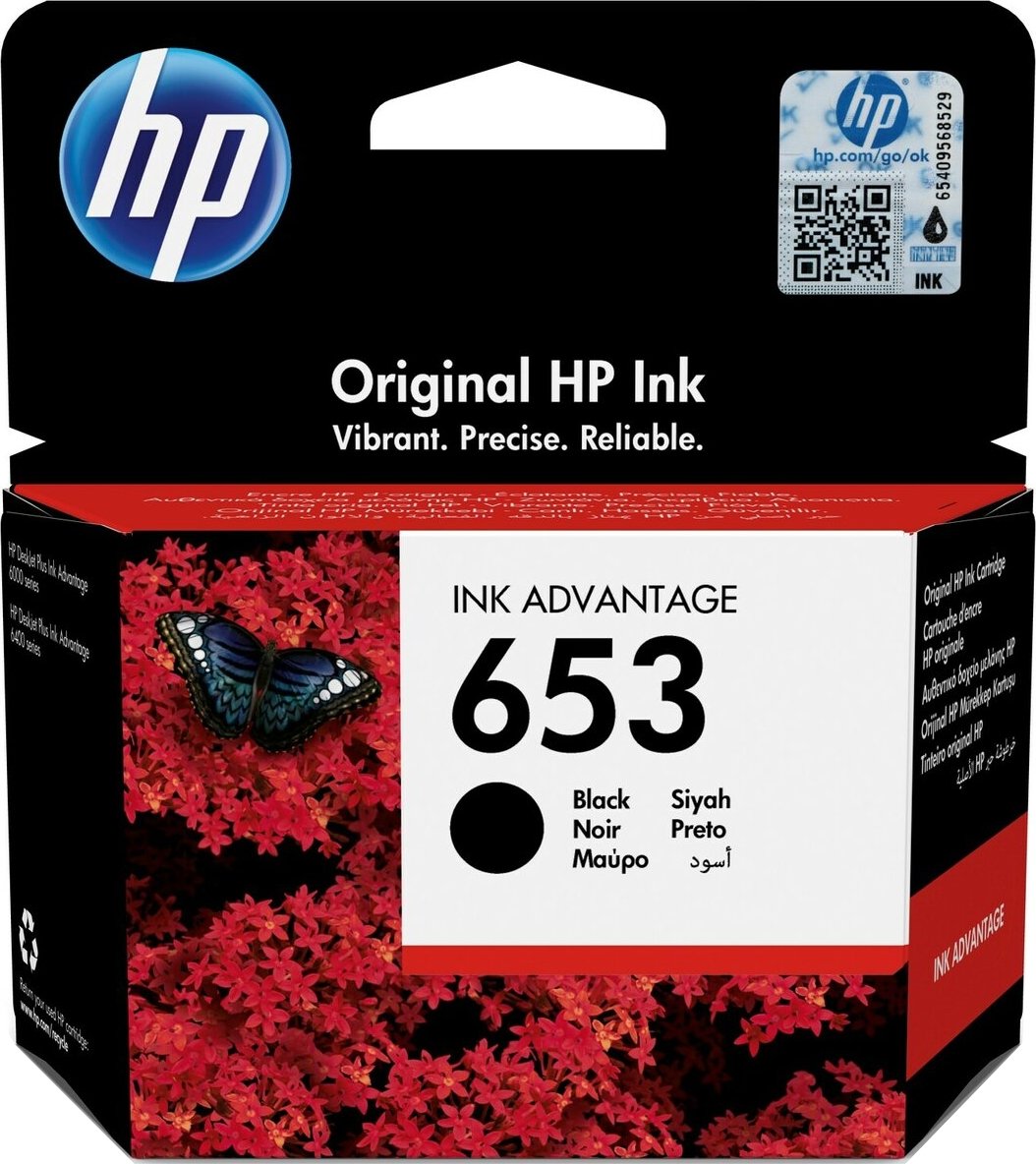 Картридж HP 653 Black (3YM75AE) купить | ELMIR - цена, отзывы ...