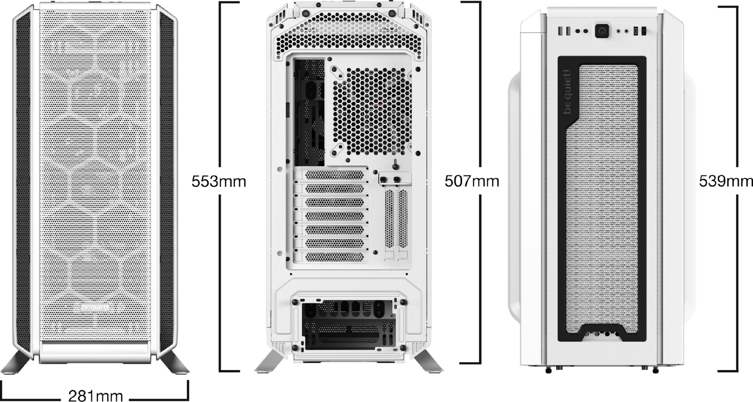 Корпус be quiet! Silent Base 802 Window б/БП White (BGW40) купить ...