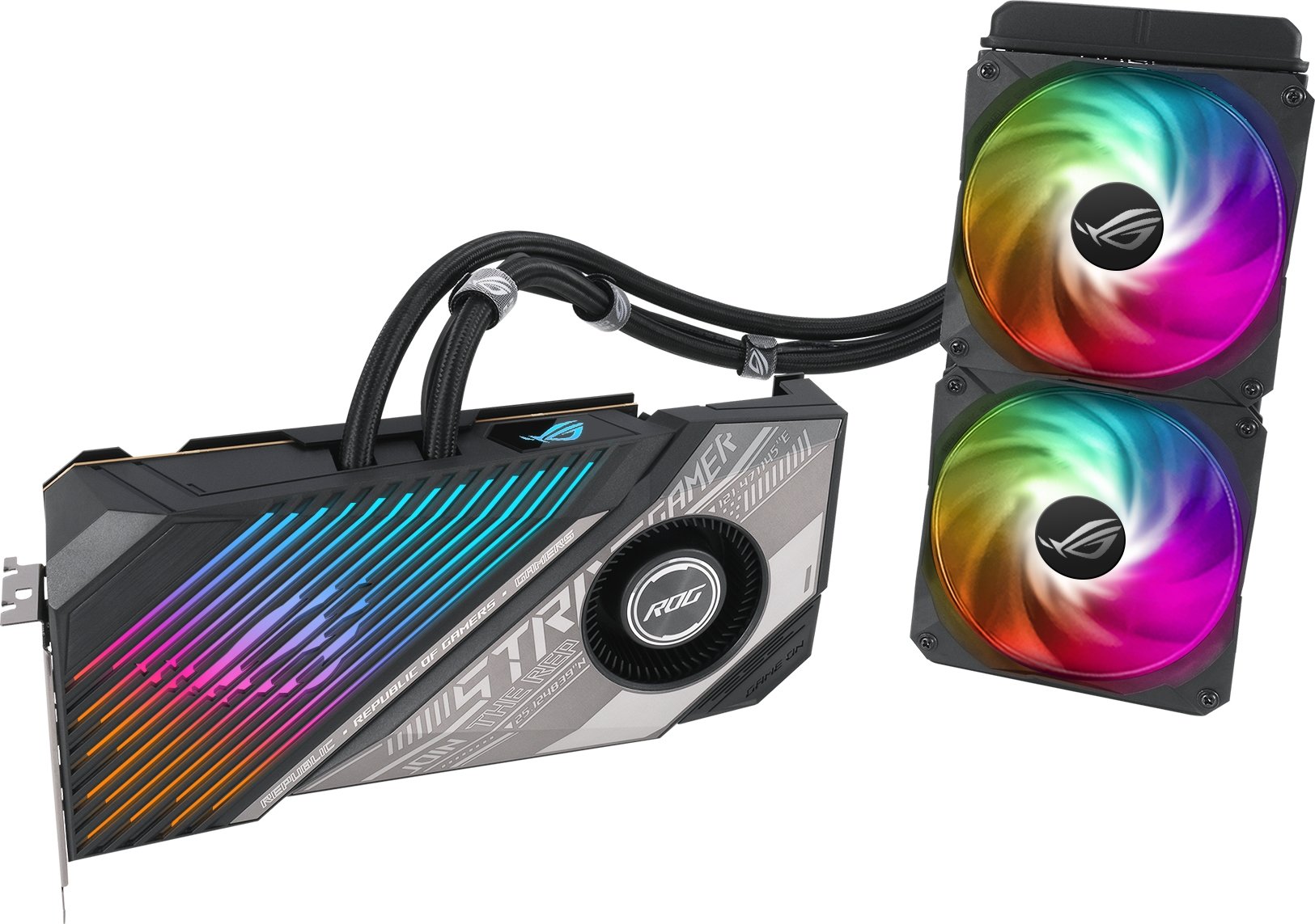 Видеокарта Asus PCI-E Radeon RX 6900 XT 16GB DDR6 (ROG-STRIX-LC ...