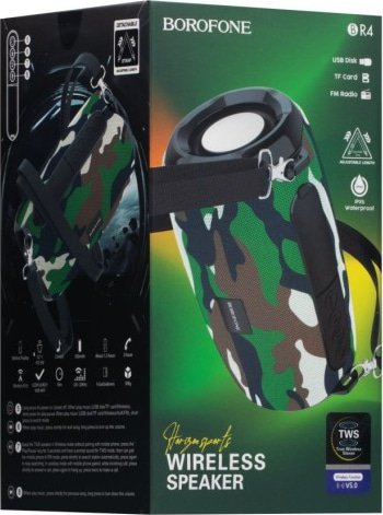Акустическая система Borofone BR4 Horizon Camouflage Green (BR4CE ...