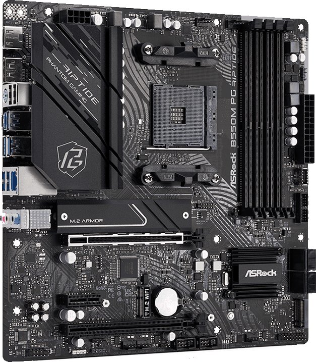 Материнская плата ASRock B550M PG Riptide s-AM4 B550 купить | Elmir ...
