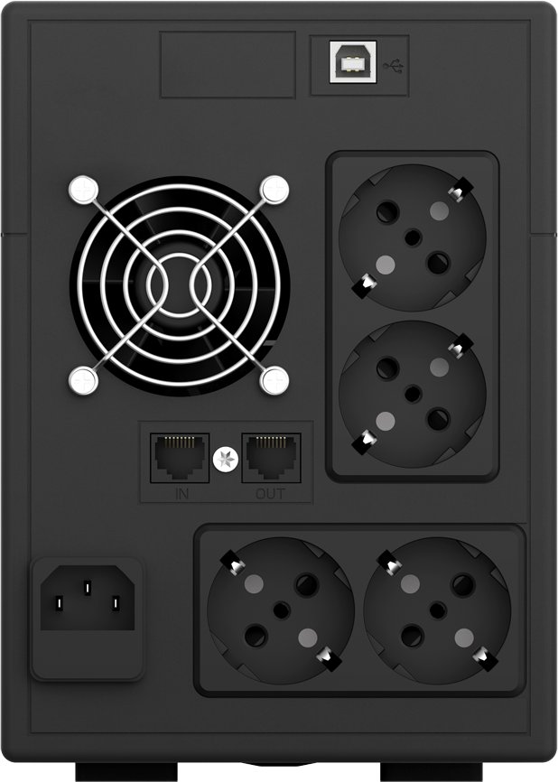 ИБП Njoy Cadu 1500 USB (UPCMTLS615HCAAZ01B) купить | ELMIR - цена, отзывы, характеристики