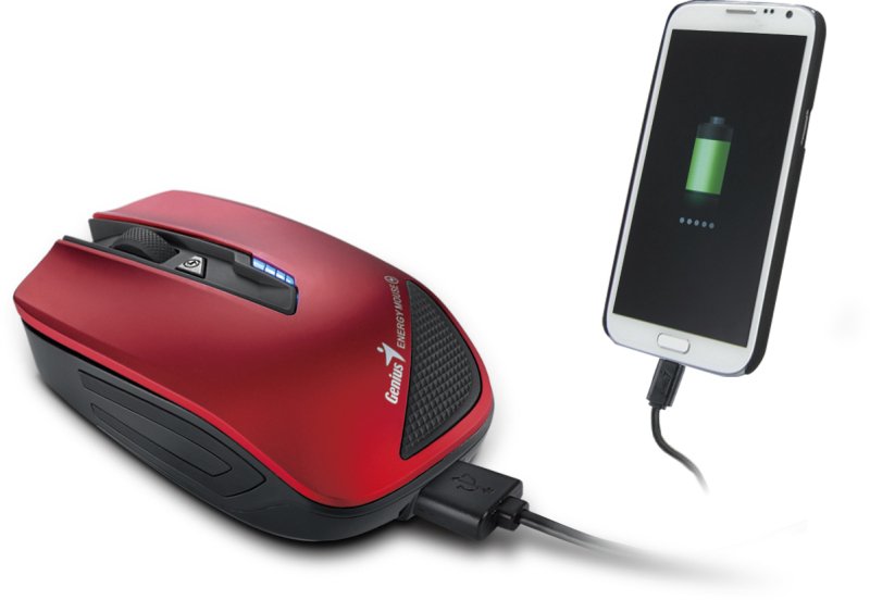 Мышь Genius Wireless Energy Mouse Red (31030107102) купить | ELMIR ...
