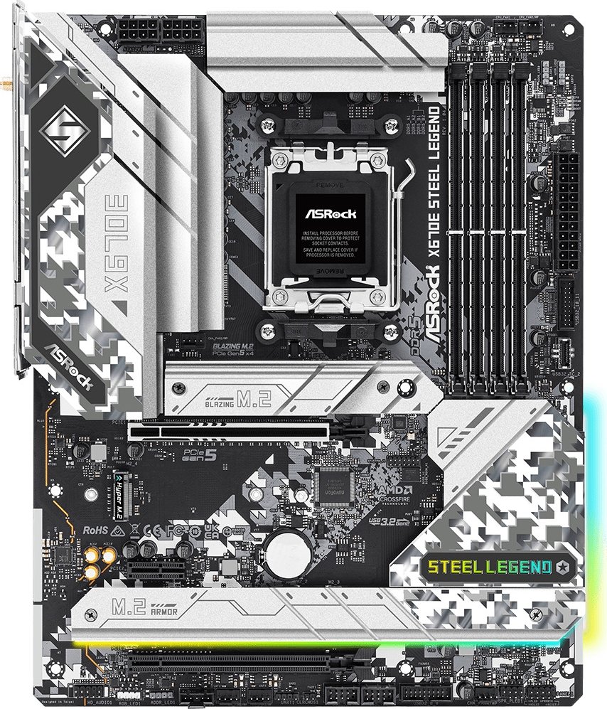 Материнская плата ASRock X670E Steel Legend s-AM5 X670 купить | Elmir ...