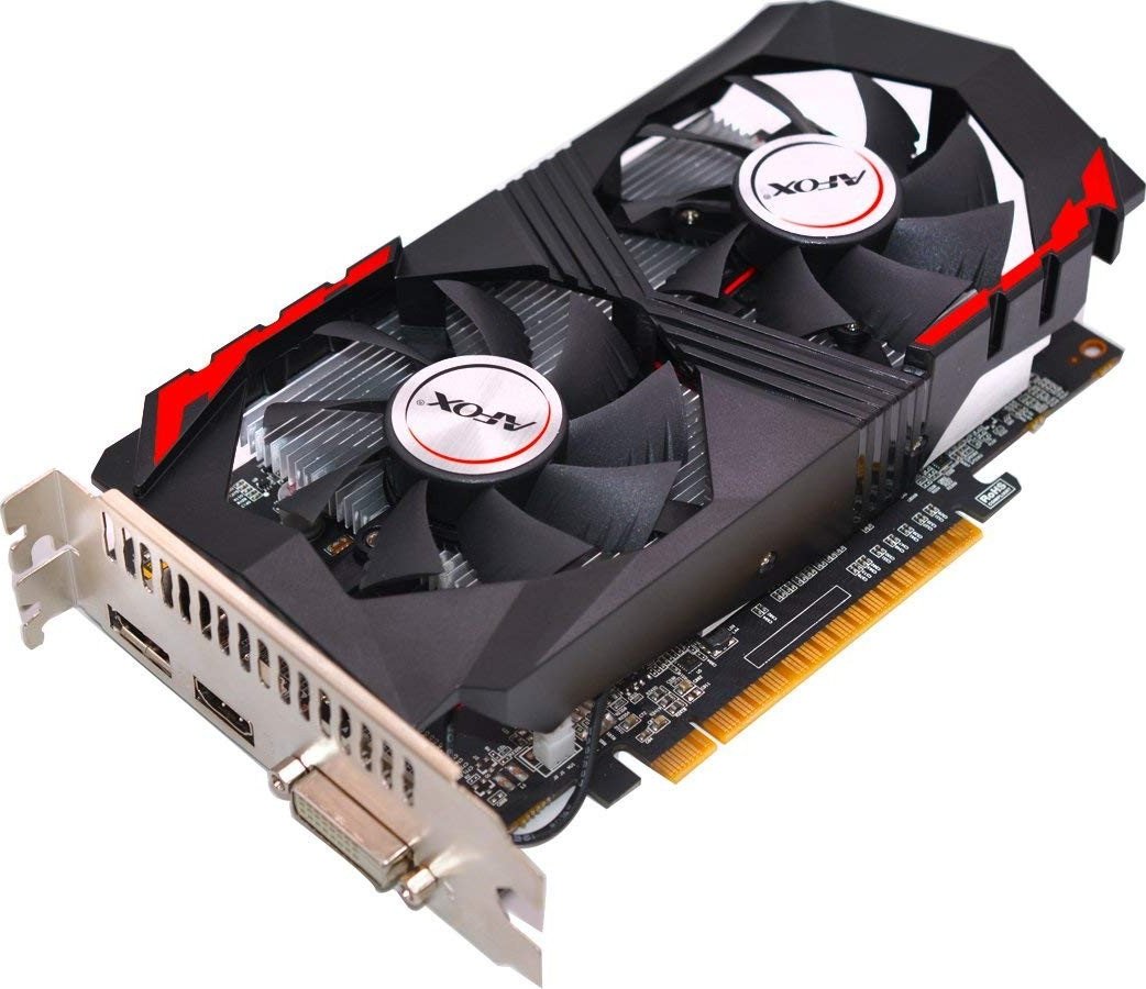 Видеокарта Afox PCI-E GeForce GTX1050 Ti 4GB DDR5 (AF1050TI-4096D5H2-V6 ...