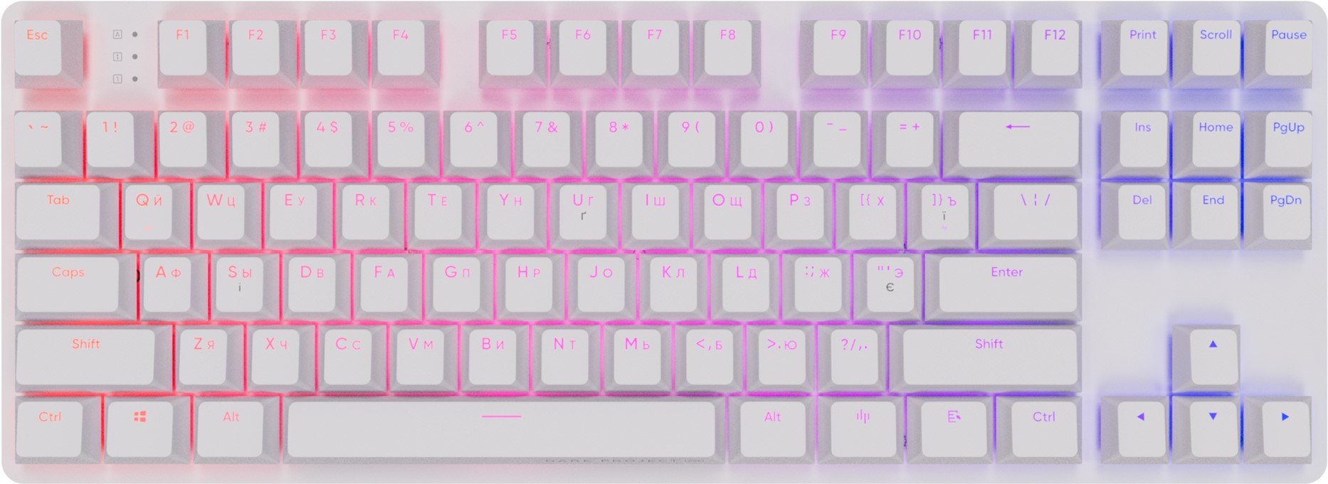 Клавиатура Dark Project KD87A Mech. g3ms Sapphire ENG/UA White (DPO-KD ...